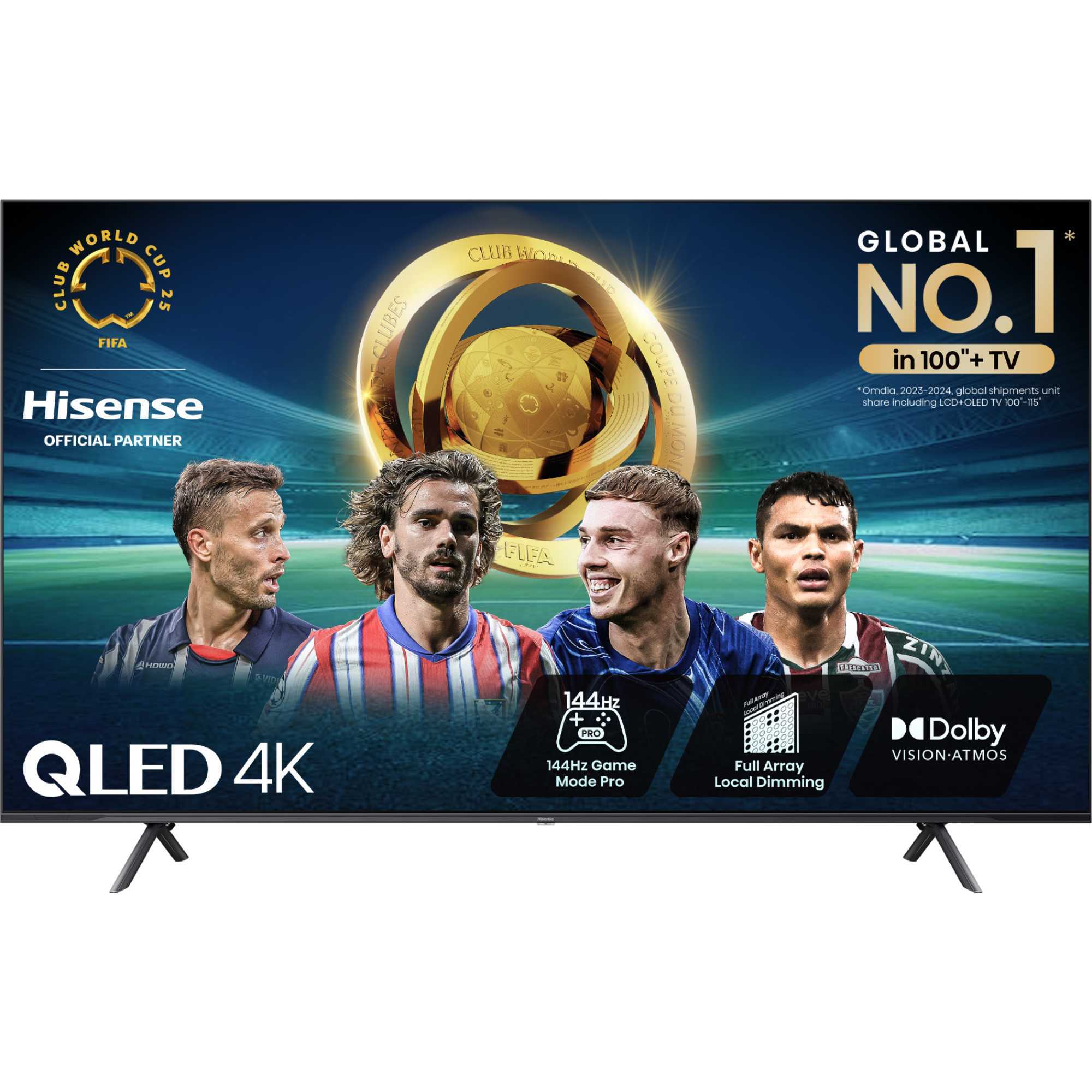 Hisense 85E77NQTUK-PRO 85" QLED 4K Ultra HD Smart TV 144Hz Refresh Rate ...
