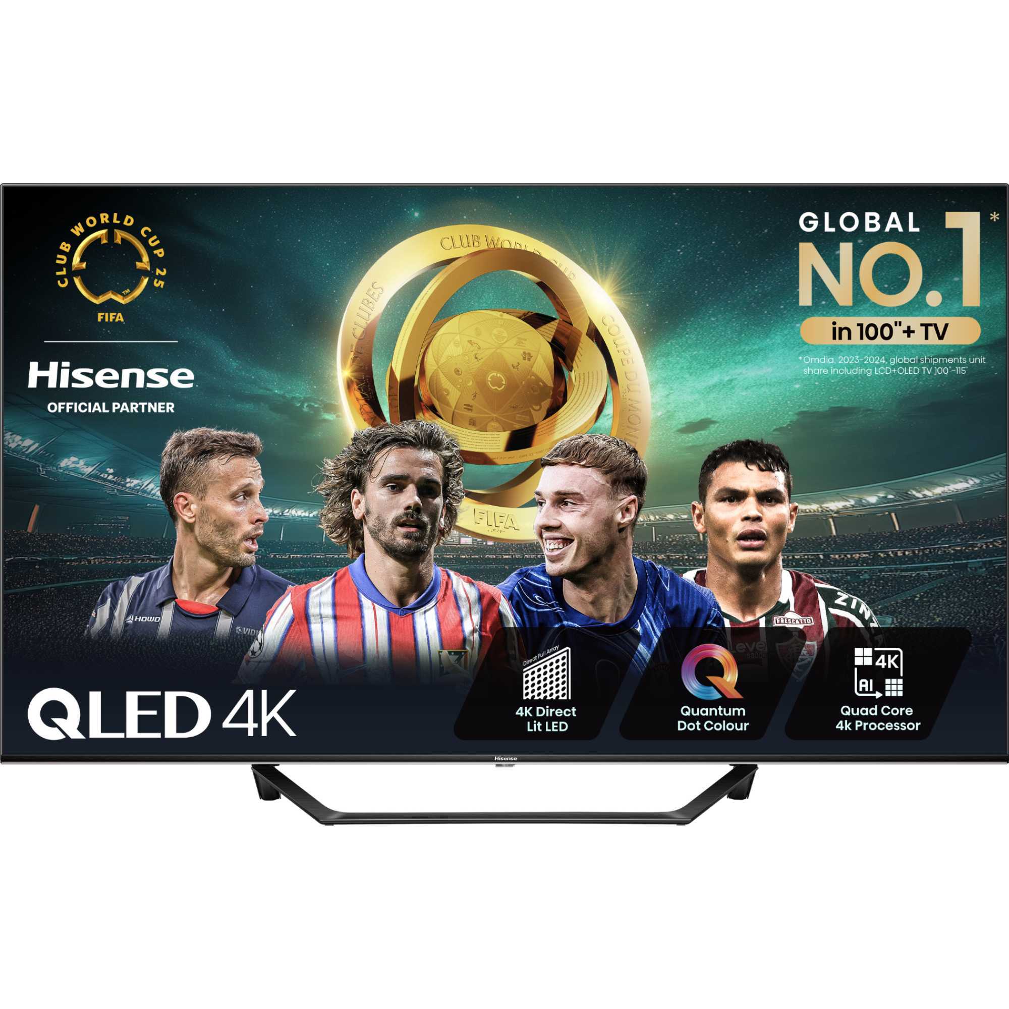 Hughes Rental: Hire 50A7NQTUK 50" 4K QLED Smart TV 60Hz Refresh Rate ...