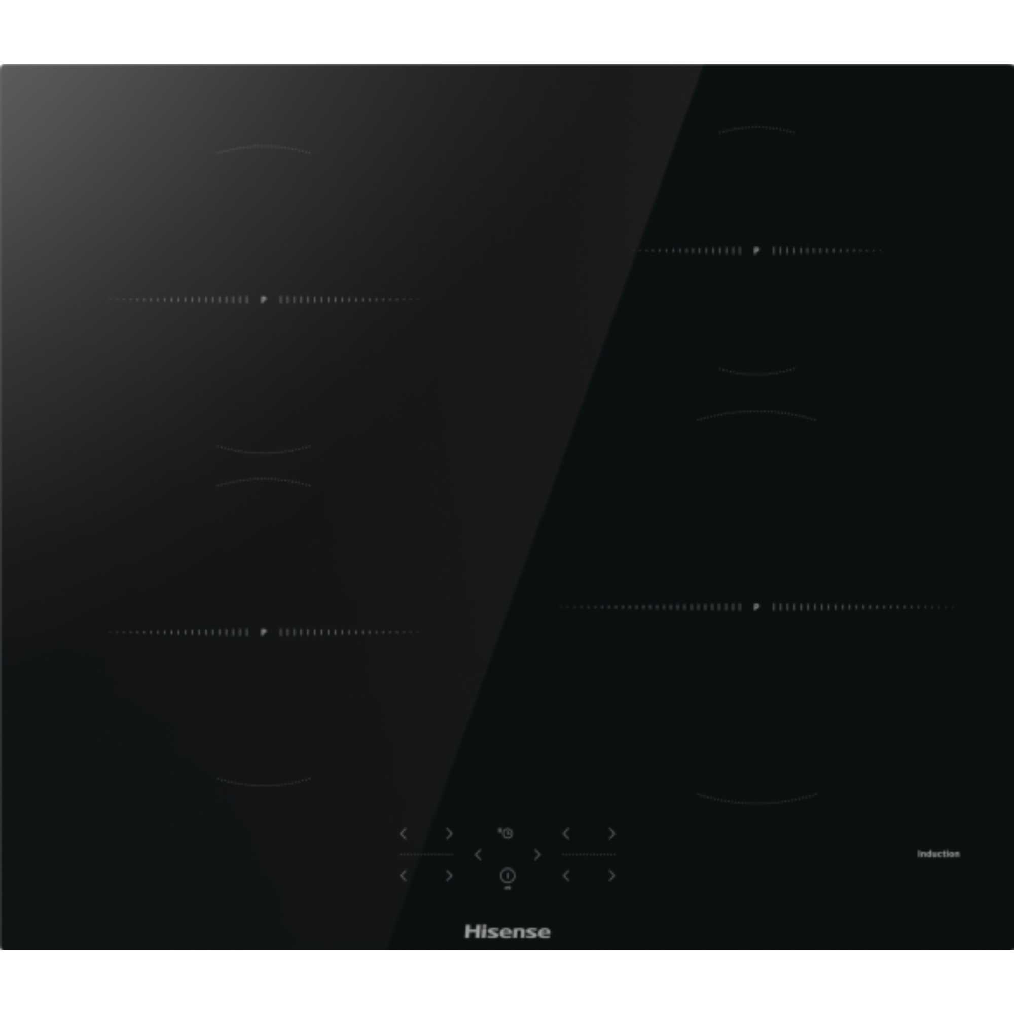 Hisense HI6401BSC 60cm 4 Burner Induction Hob - Black | Hughes