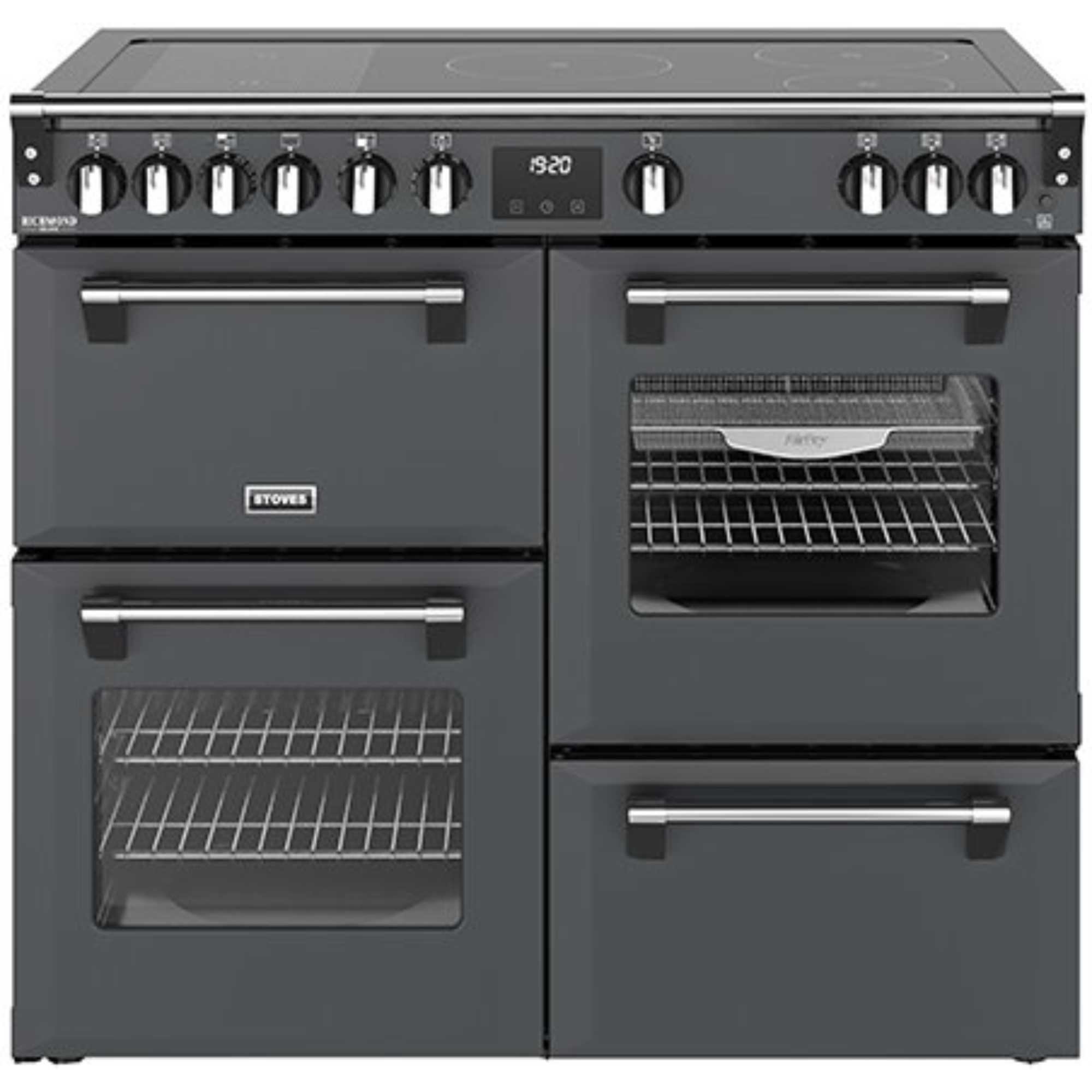 Stoves 444412021 Richmond Deluxe 100Ei RTY Range Cooker - Anthracite ...
