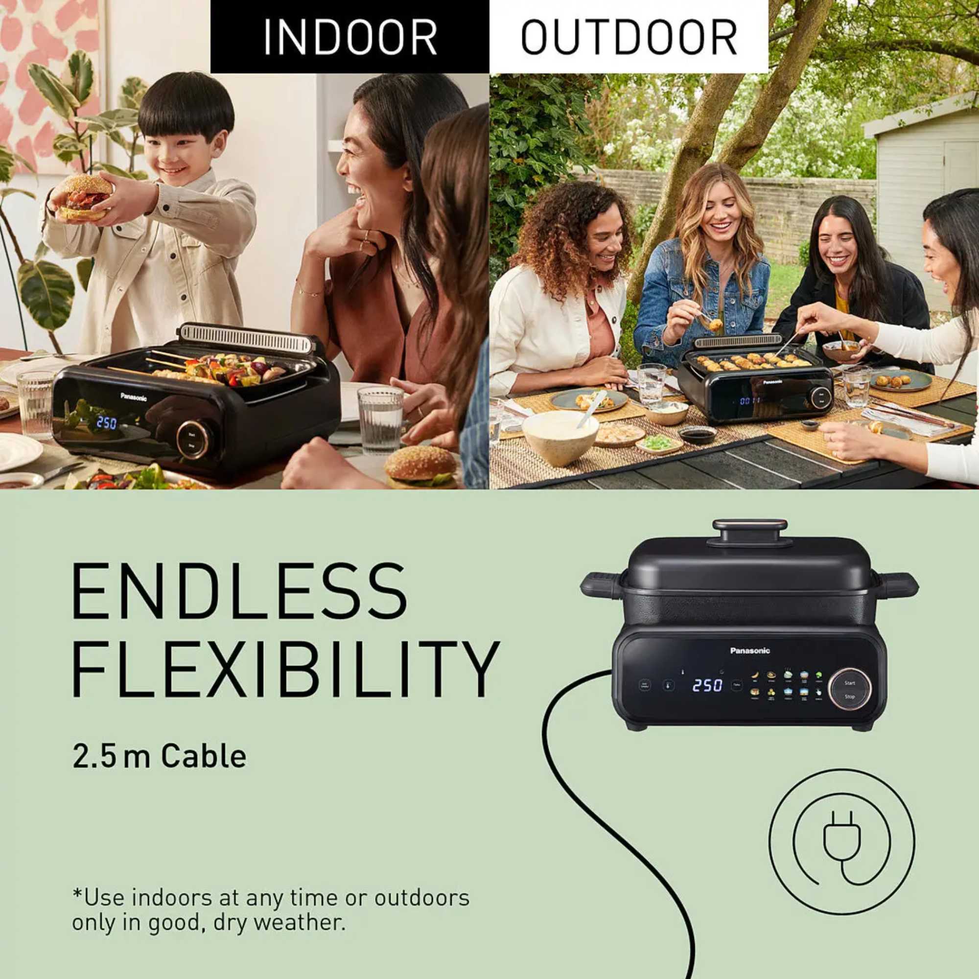 Panasonic NF-GM600KXC GM600 6 in 1 Table-Top Multi Cooker | Hughes