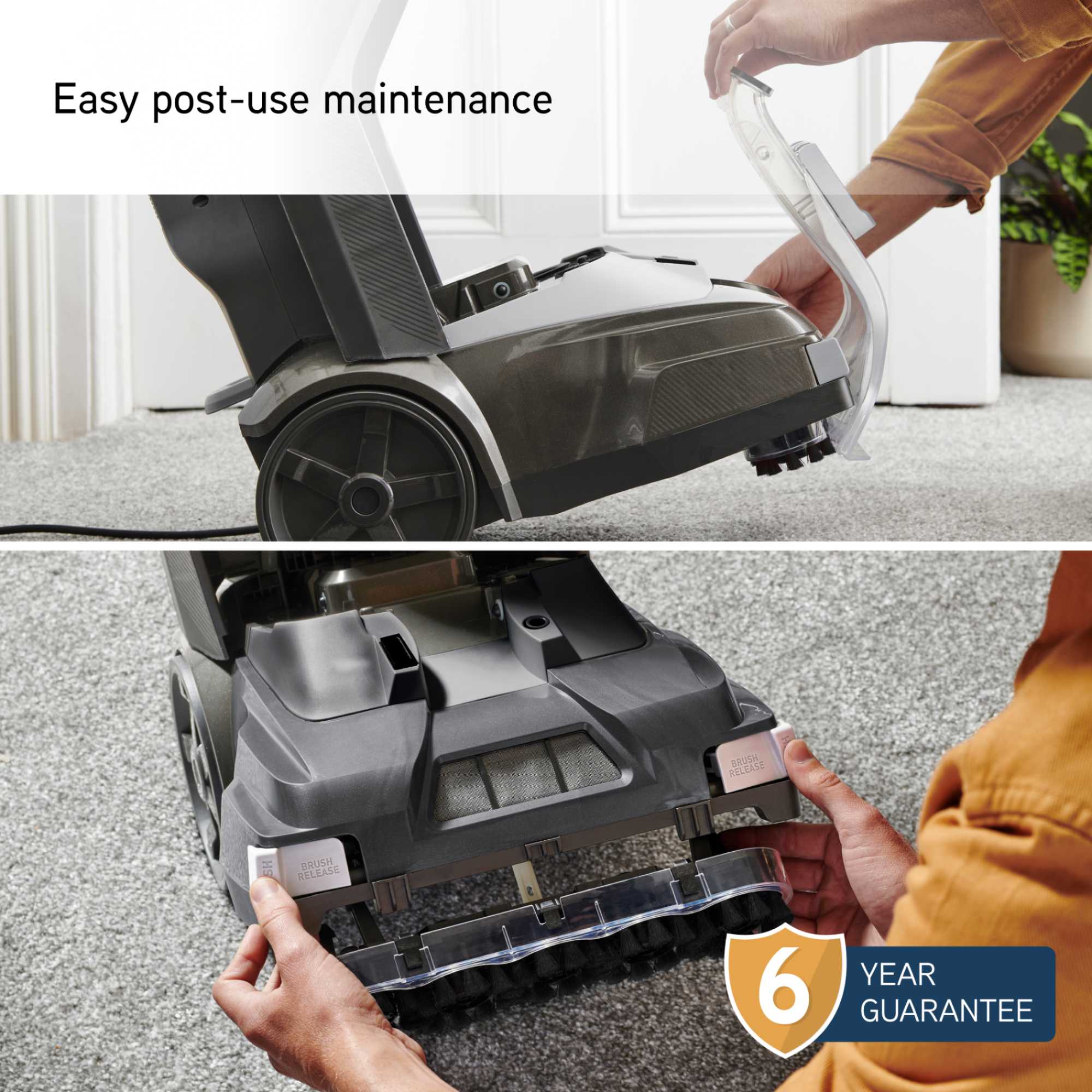 VAX CDCW-SSXA SpinScrub Power Plus Carpet Cleaner - Grey & Blue | Hughes