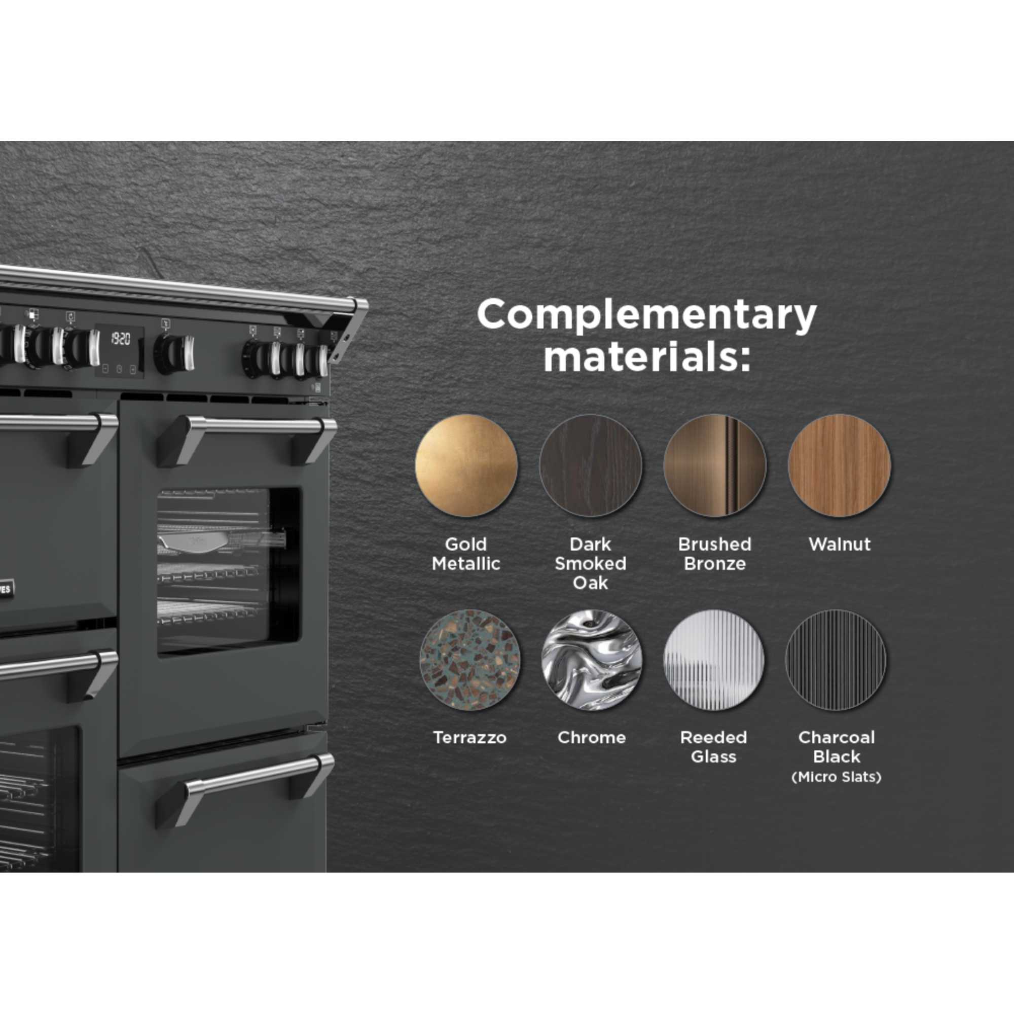 Stoves 444412021 Richmond Deluxe 100Ei RTY Range Cooker - Anthracite ...