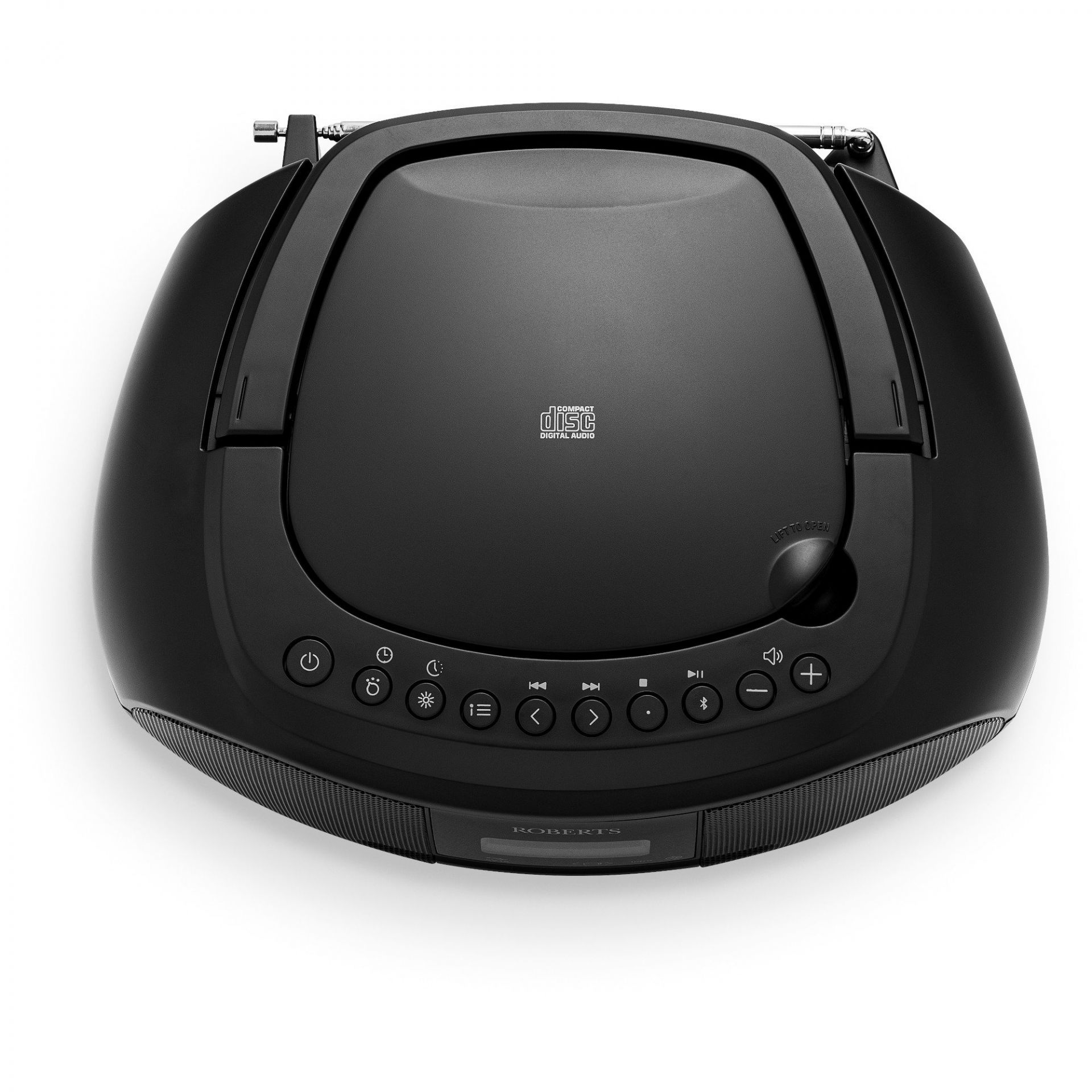 Roberts Zoombox 4 DAB/FM CD Bluetooth Portable Boombox - Black | Hughes