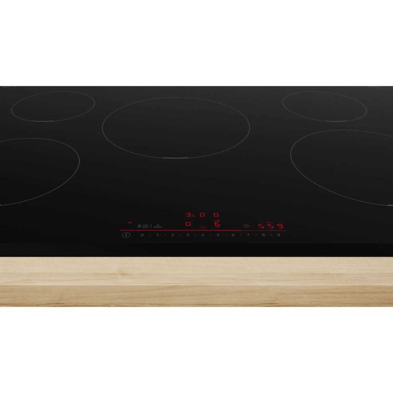 Bosch PIV831HB1E Series 6 5 Burner 80cm Induction Hob - Black | Hughes