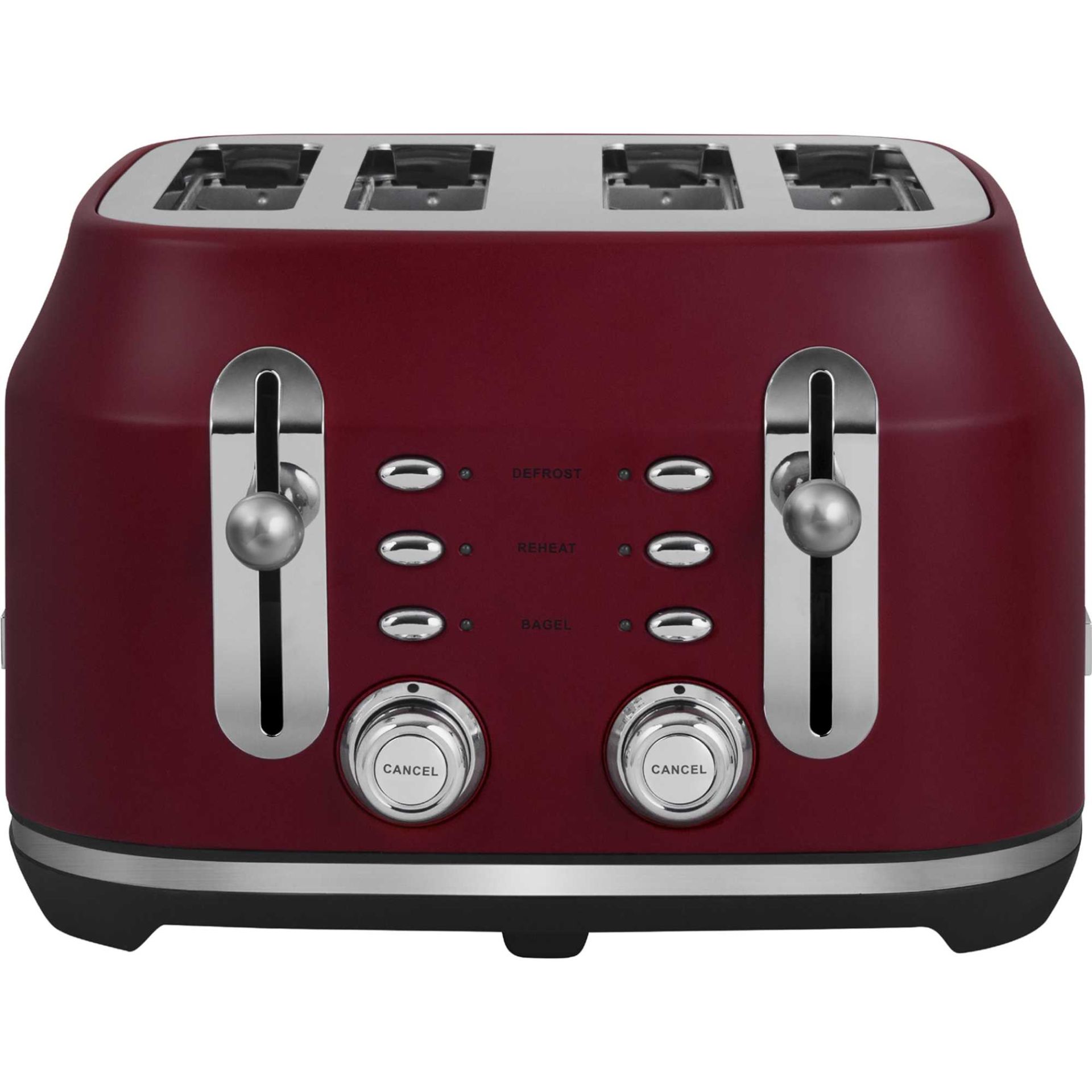 Rangemaster RMCL4S304BU Classic 4 Slice Toaster - Red | Hughes