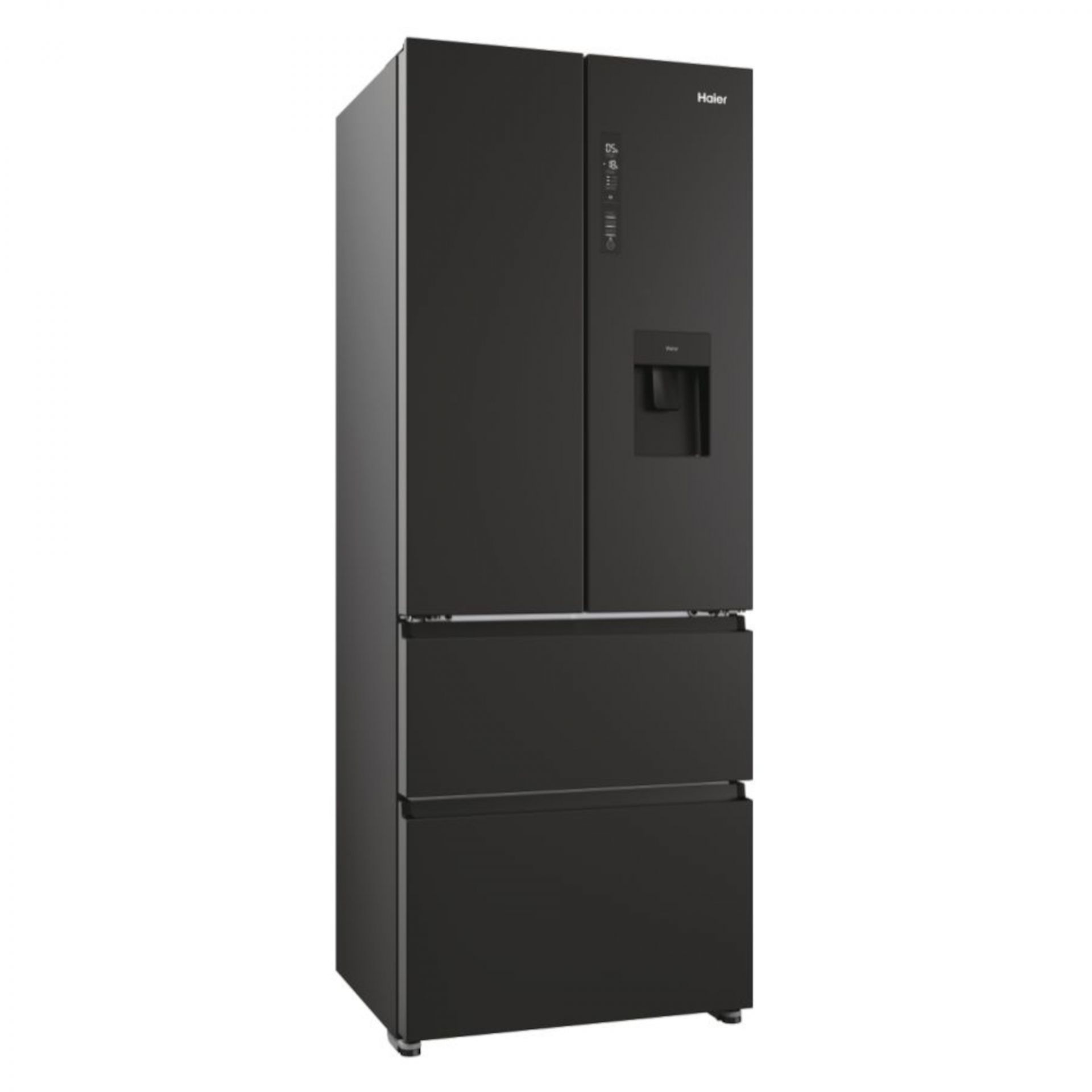 Haier HFR5719EWPB 700mm No Frost Fridge Freezer - Black | Hughes