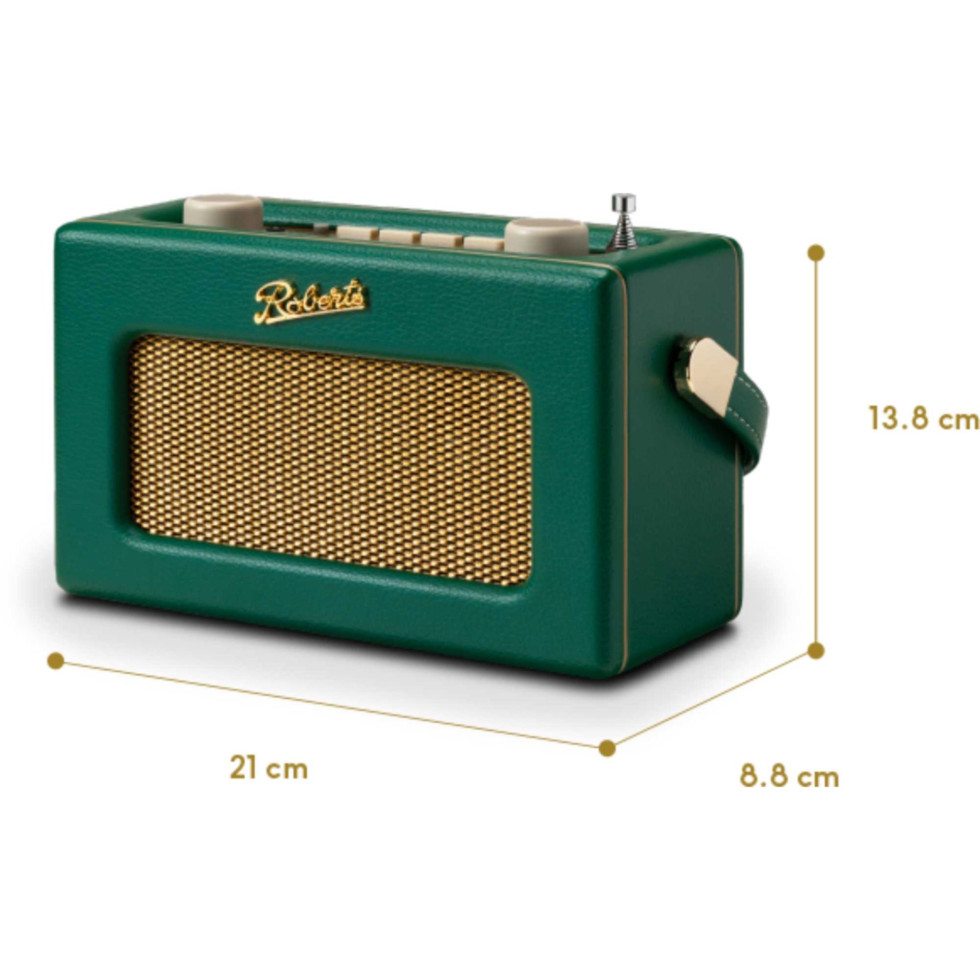 Roberts Revival Uno BT DAB/DAB+/FM Radio - Deep Green | Hughes