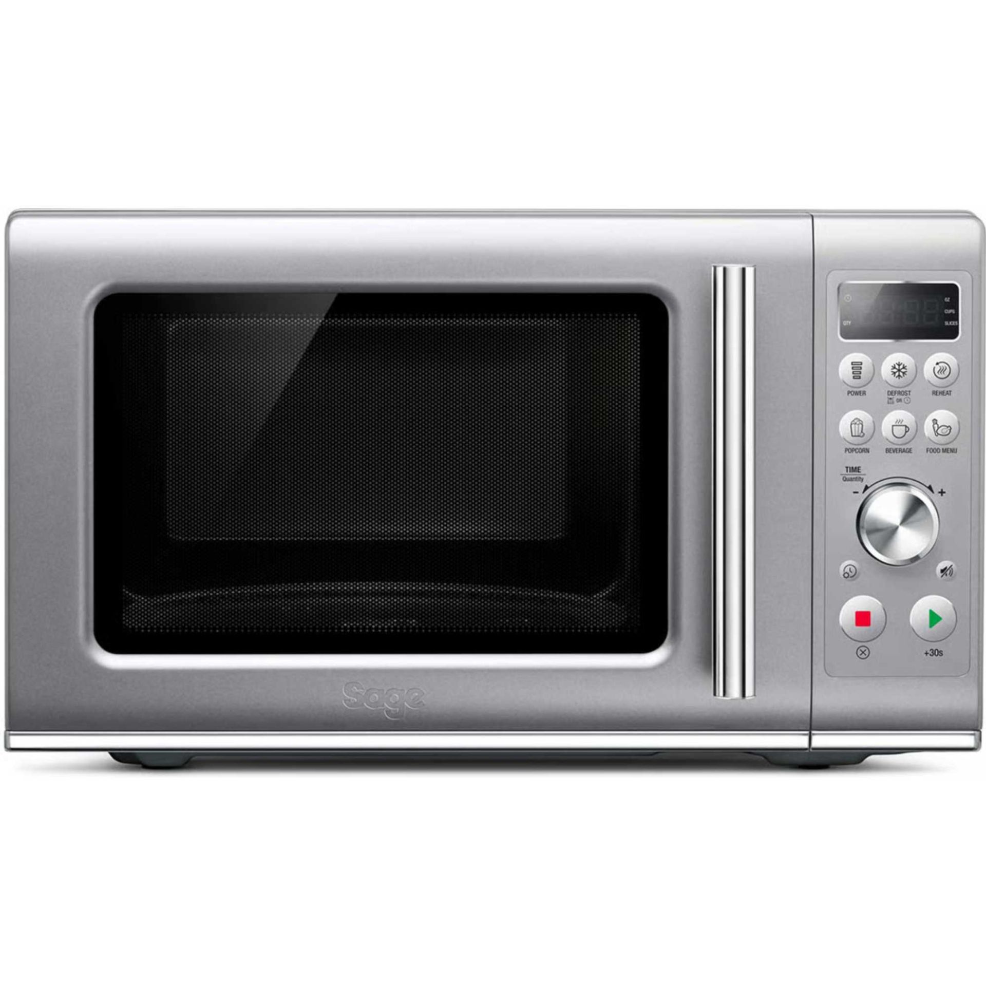 Sage the Compact Wave Soft Close 25l 800W Microwave - Silver | Hughes
