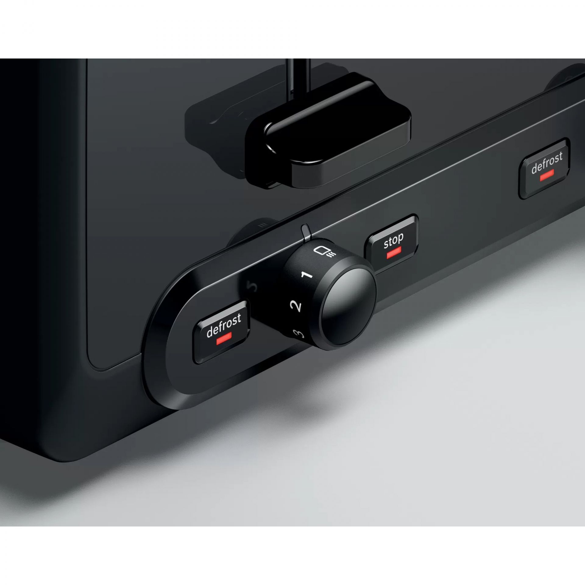 Bosch DesignLine TAT5P445GB 4 Slice Toaster - Graphite | Hughes