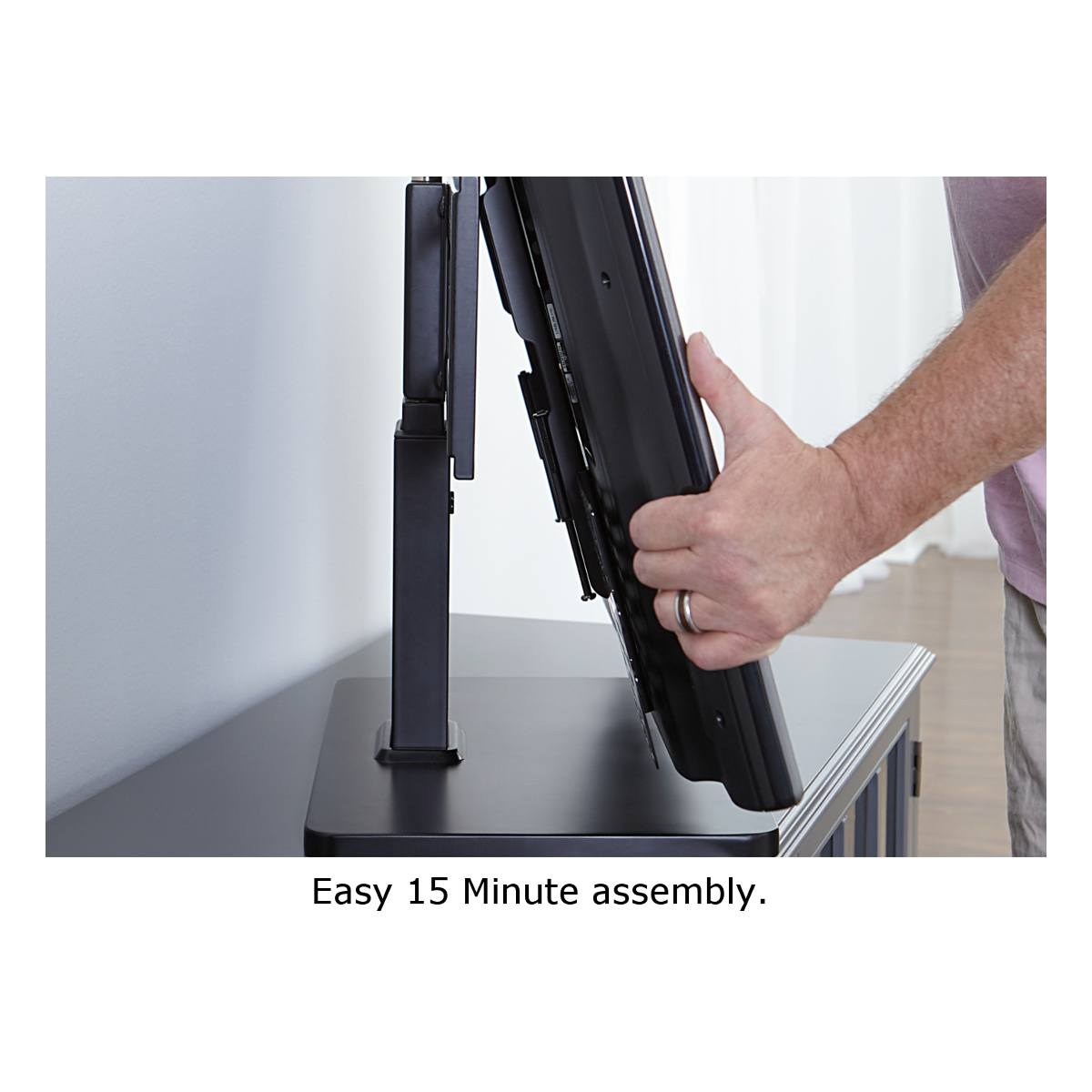 Sanus VTVS1-B2 Universal 32"-60" TV Stand for - Black | Hughes