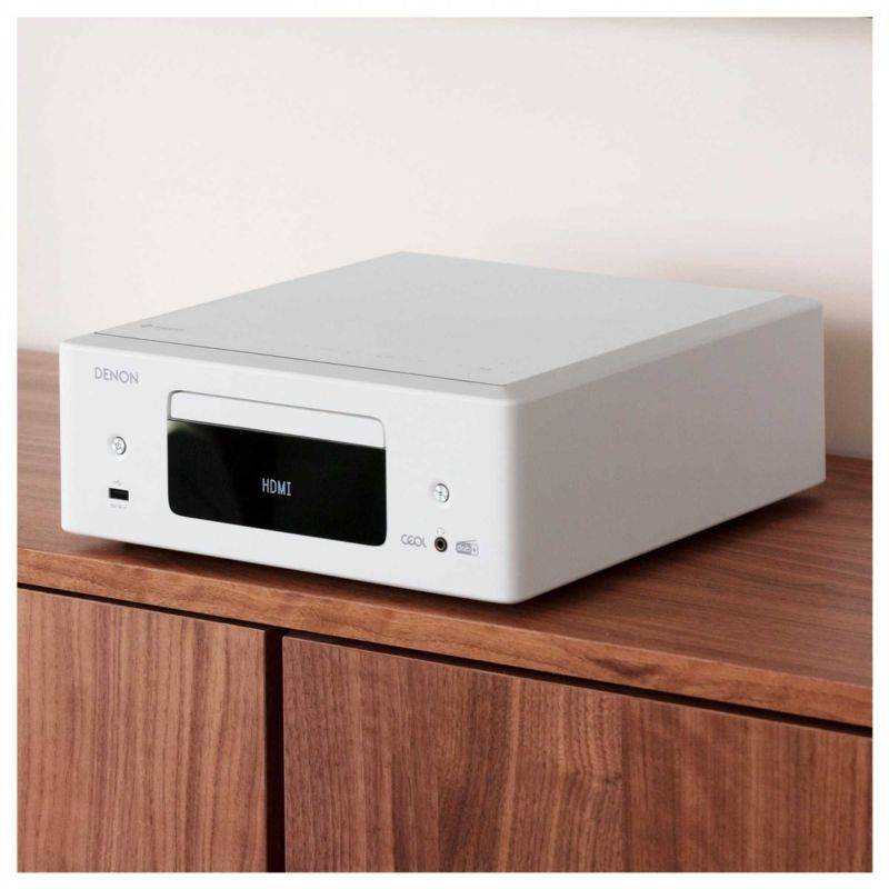 Denon RCD-N12 DAB Network Mini System - White | Hughes