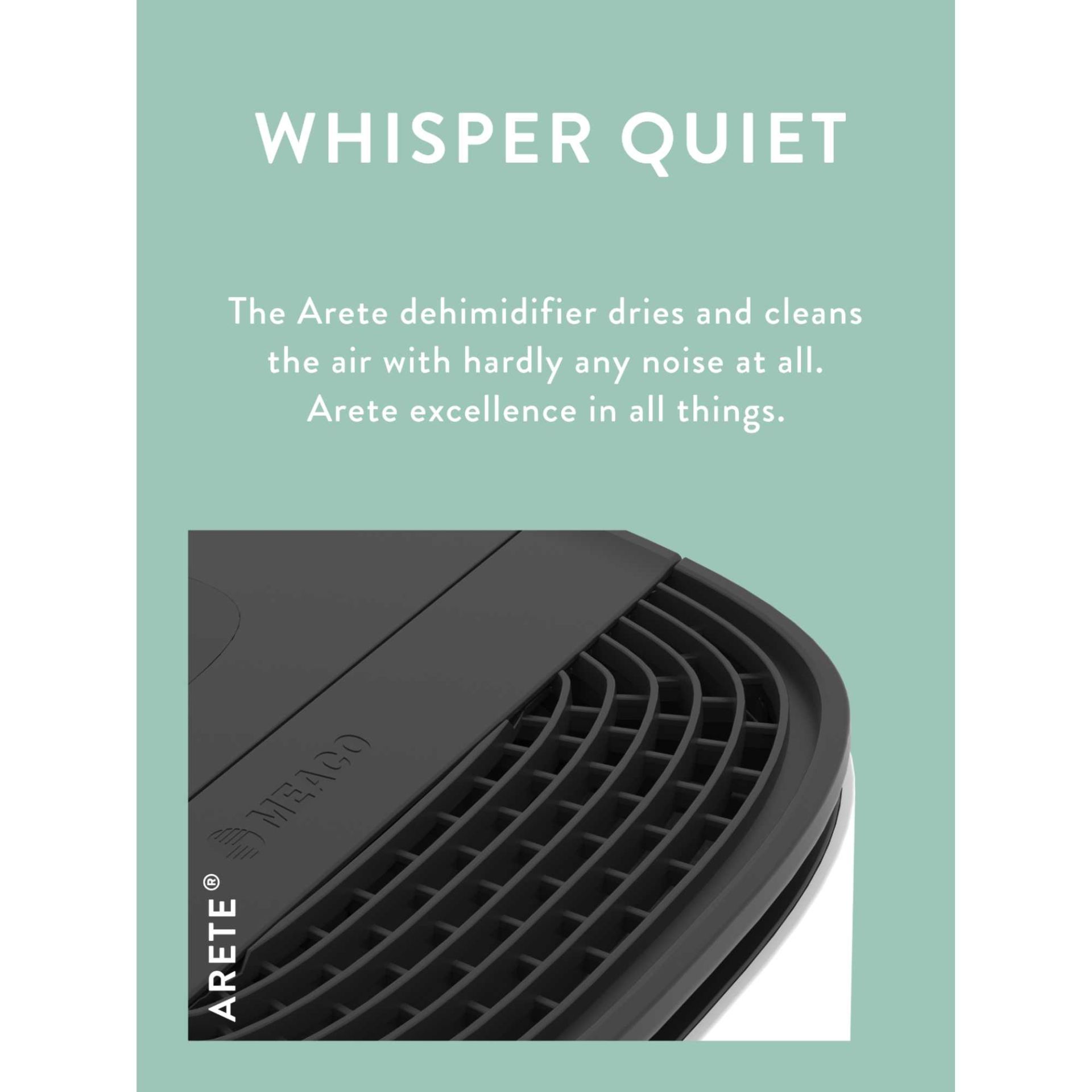 MEACO Arete One ARETE-12 12L Dehumidifier & Air Purifier | Hughes