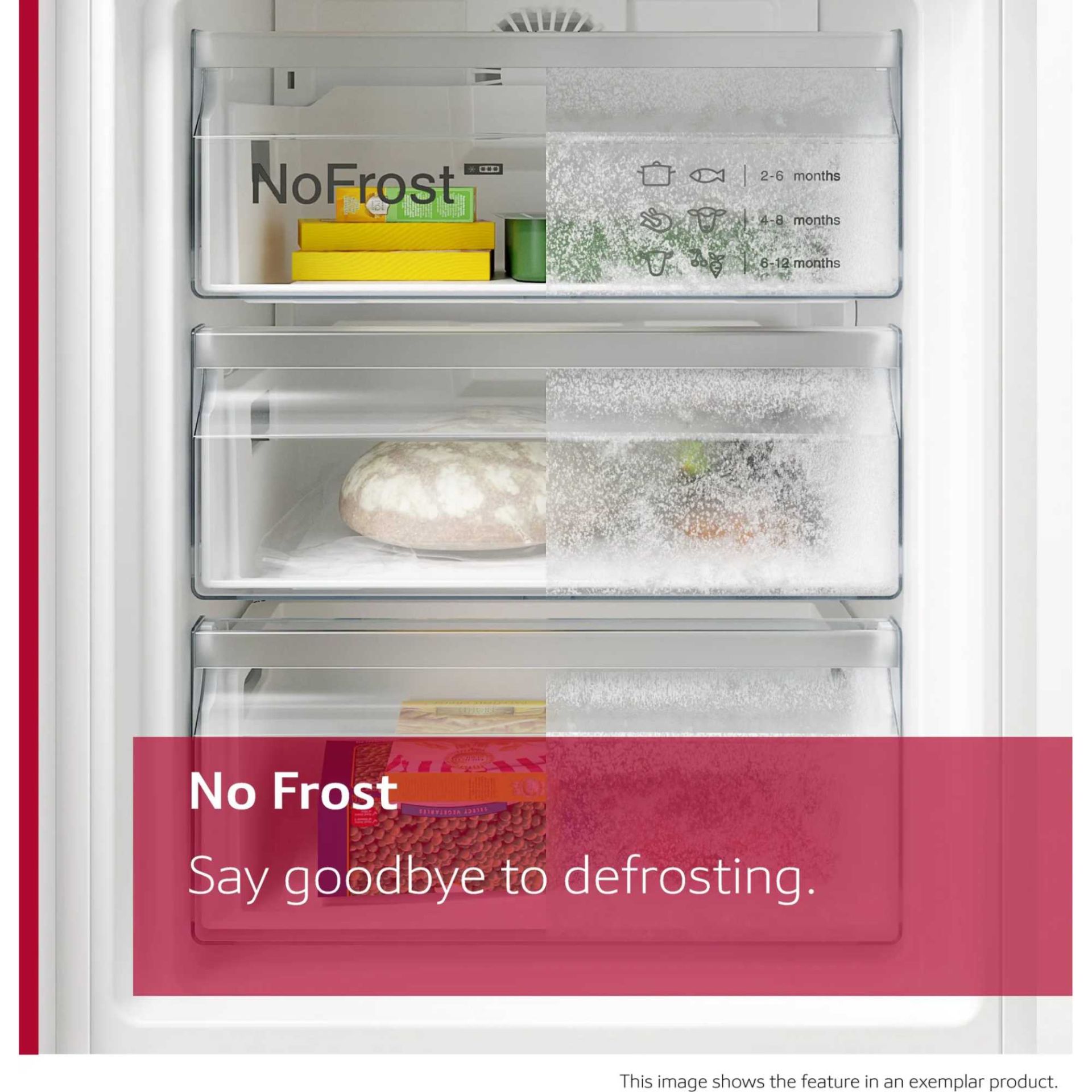 Neff GI7812EE0G N50 212l Full NoFrost Built-In Tall Freezer | Hughes