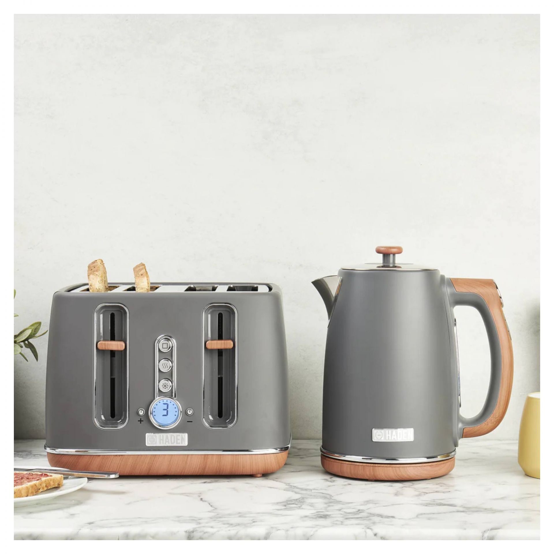 Haden 201300 Dorchester Grey Digital Variable Temperature Kettle | Hughes