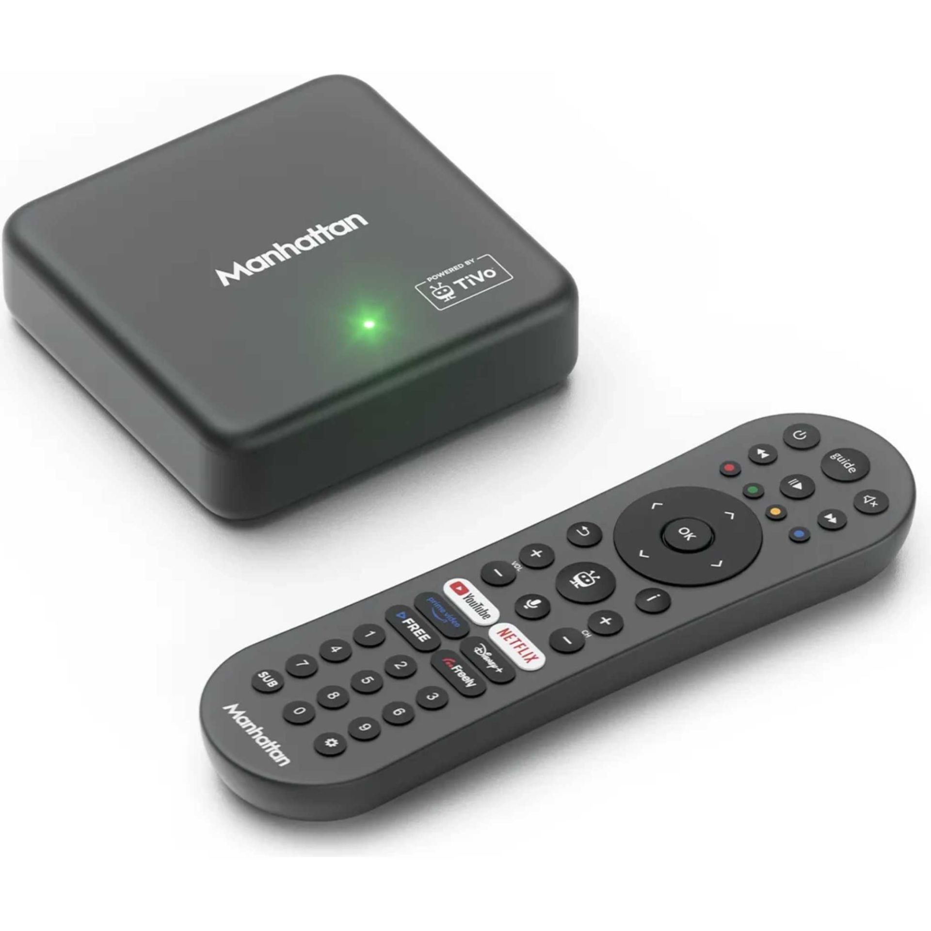 Manhattan Aero 4K TV Streamer with Freely | Hughes