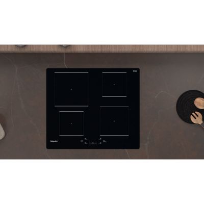 Hotpoint TQ 1460S NE 60cm 4 Zone Induction Hob - Black | Hughes