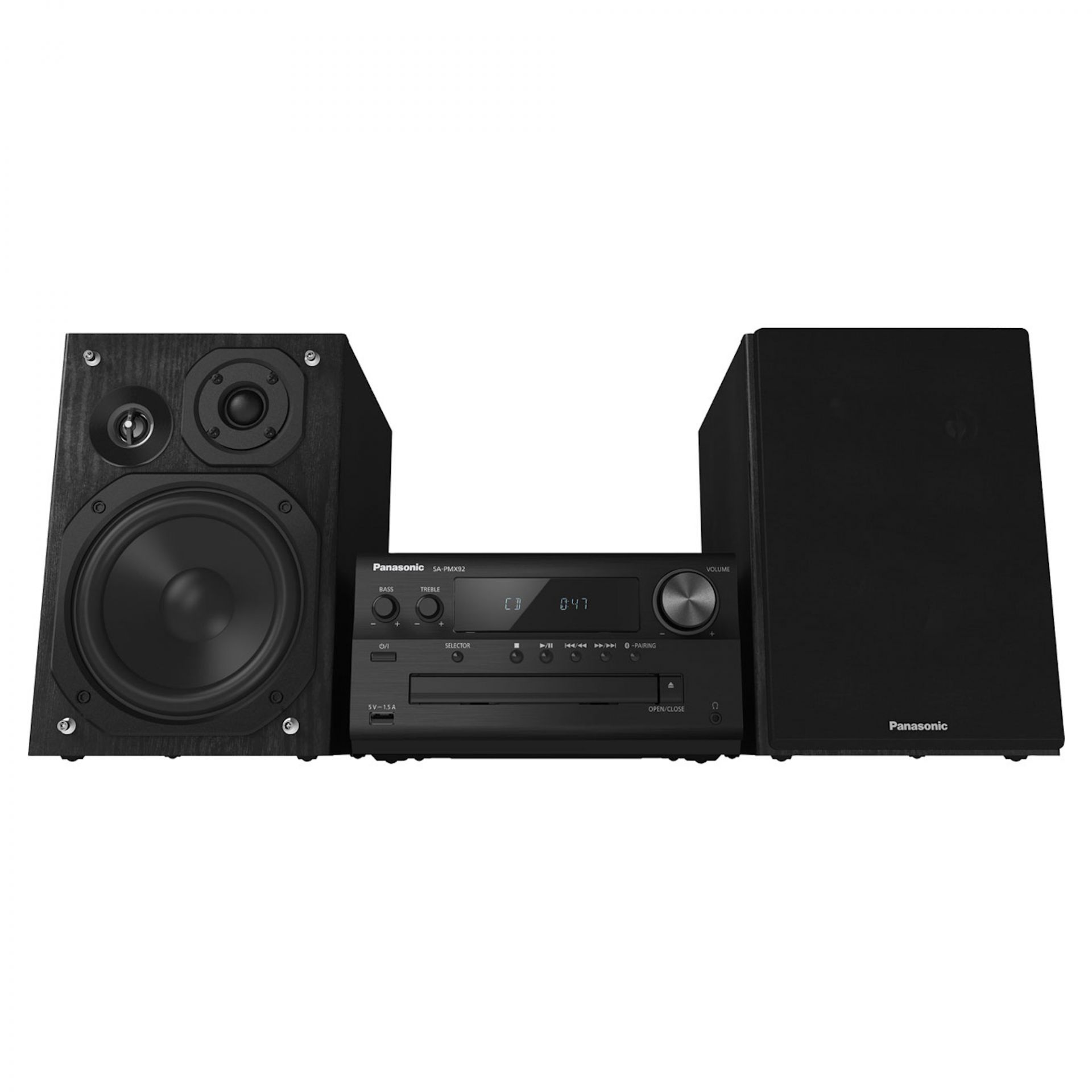 Panasonic SCPMX92EBK Bluetooth Micro Hi-Fi System | Hughes
