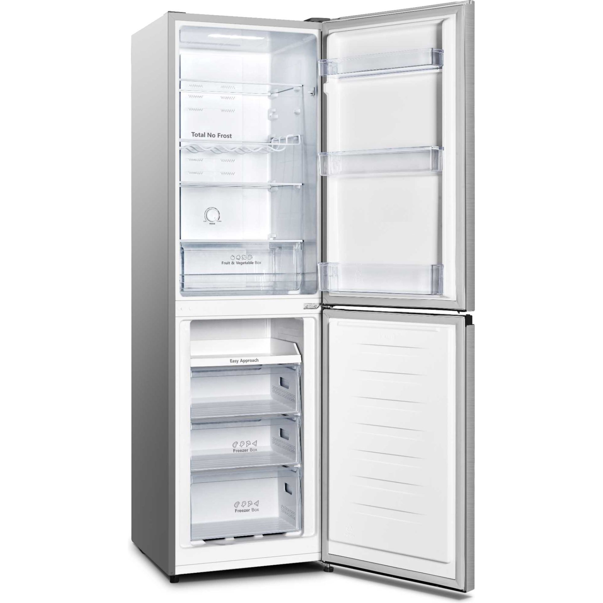 Hisense RB327N4BCE 256l Total No Frost Fridge Freezer - Stainless Steel ...