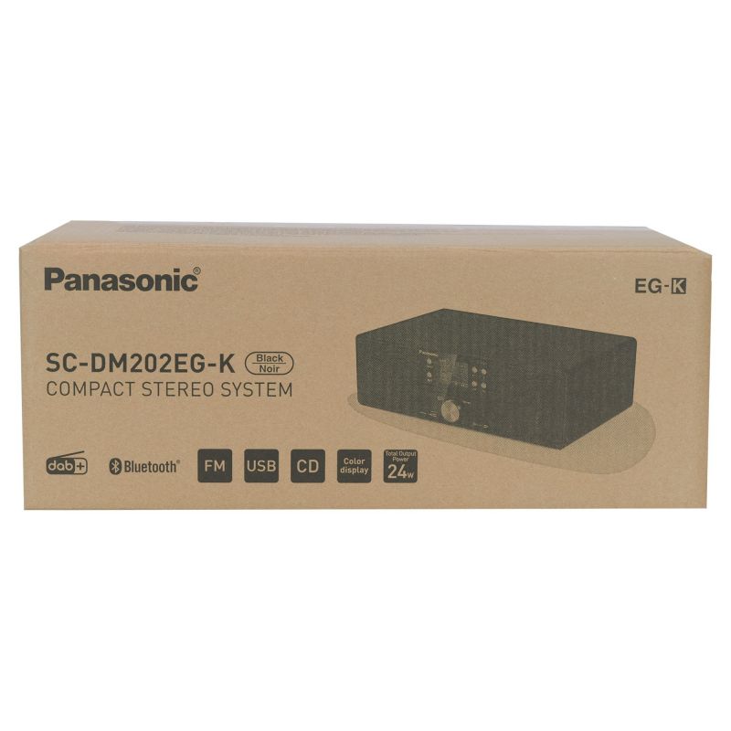 Panasonic SC-DM202EGK CD, DAB+ / FM Radio All-in-One Stereo System | Hughes