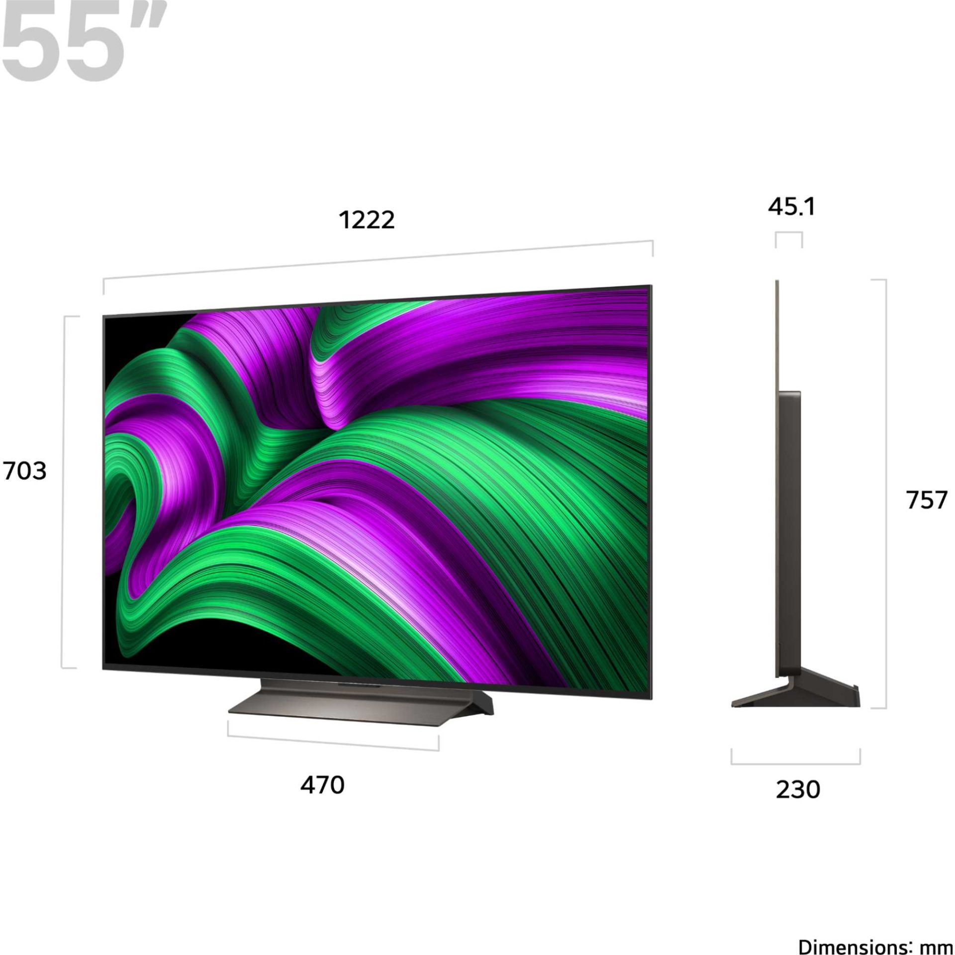 LG C56LB 55" 4K Ultra HD OLED 120Hz Smart TV - OLED55C56LB | Hughes