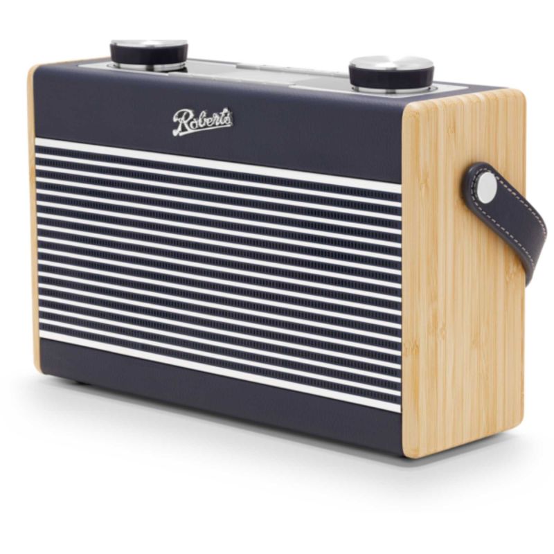 Roberts Rambler Max 1970's Retro Style Radio - Navy Blue | Hughes