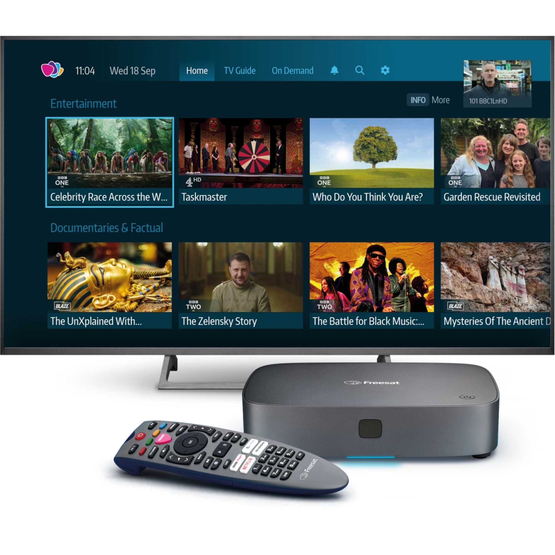 Freesat UHD-X FREESAT Smart 4K Ultra HD Set Top Box | Hughes
