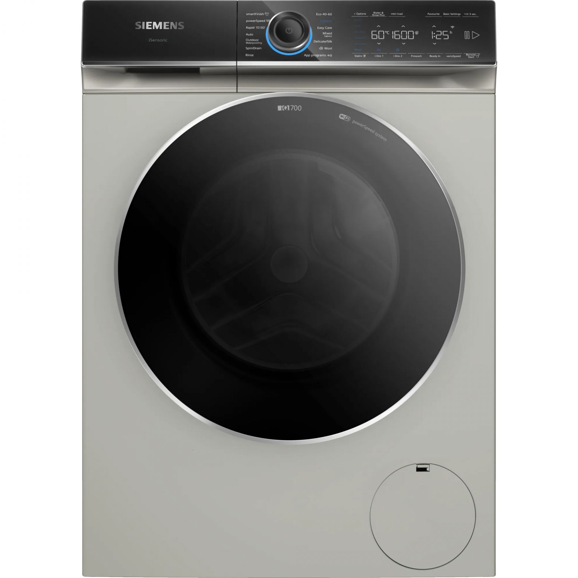 Siemens iQ700 WG56B2ATGB 10kg 1600rpm Washing Machine 0 Silver Inox ...