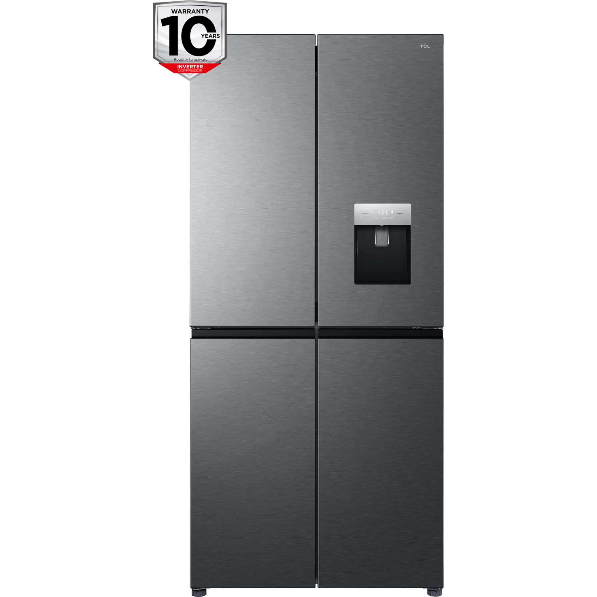 TCL RP466CXE1UK Total No-Frost American Style Fridge Freezer ...