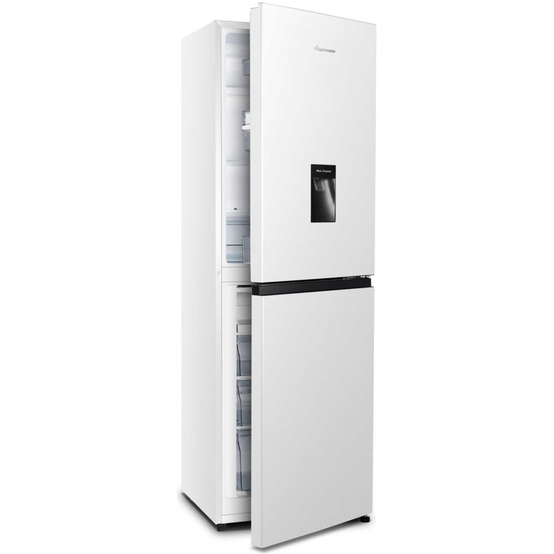 Fridgemaster MC55240DE 252l Fridge Freezer with Water Dispenser | Hughes