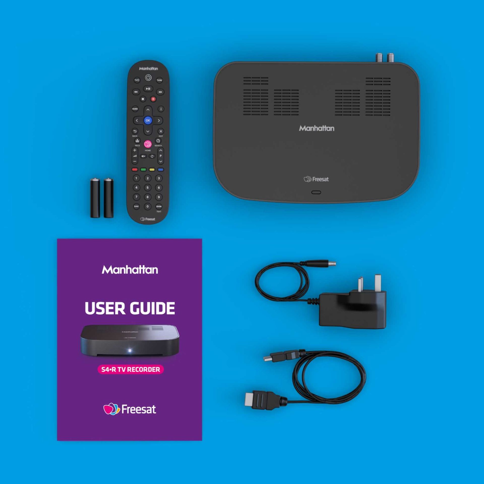 Manhattan S4-R 500GB Freesat 4K TV Recorder | Hughes