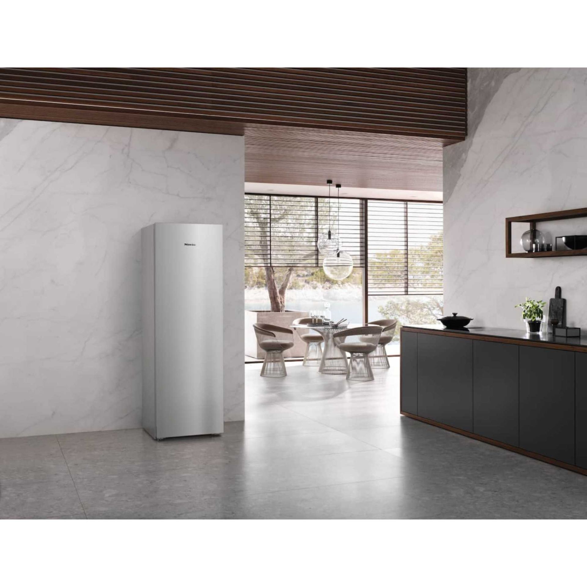 Miele FNS 4382 D EL 278l NoFrost Tall Smart Freezer - Stainless Look ...