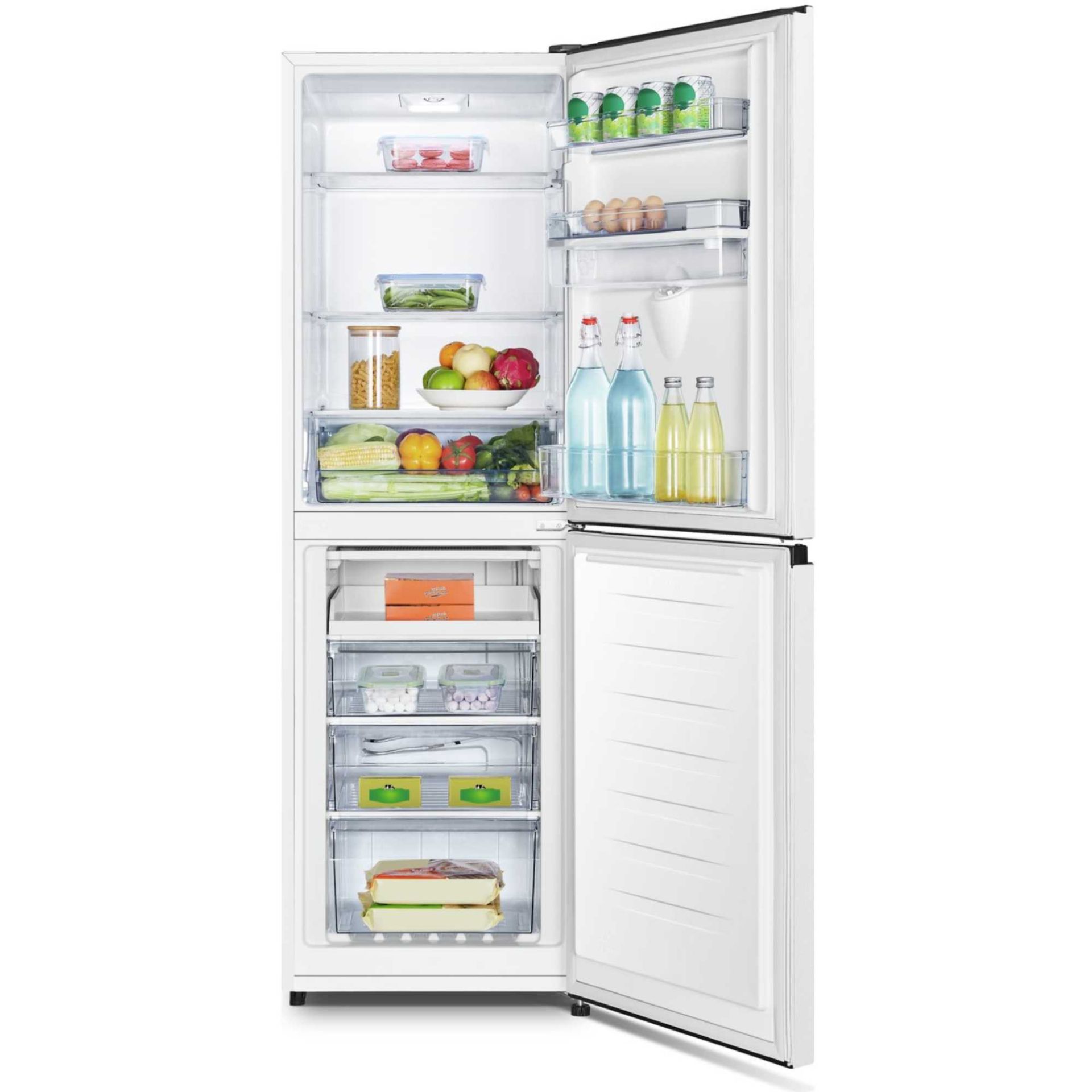 Fridgemaster MC55240DE 252l Fridge Freezer with Water Dispenser | Hughes