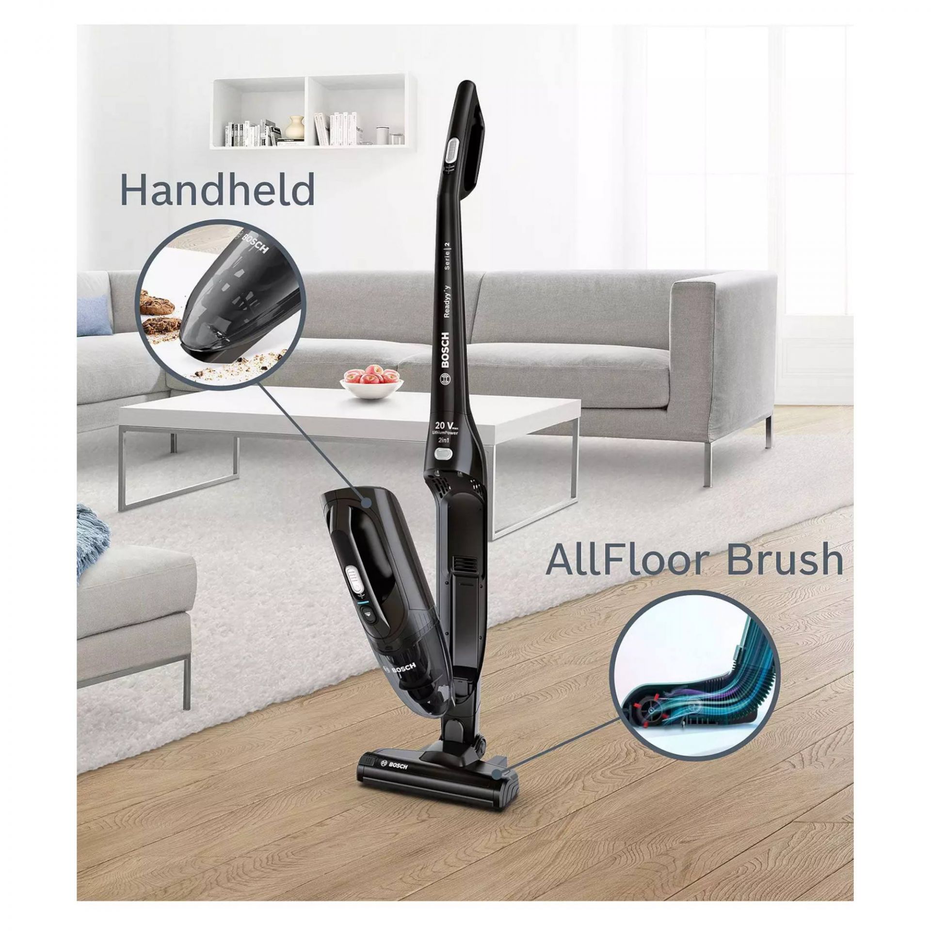 Bosch Series 2 Readyy'y ProClean Cordless Vacuum Cleaner - BCHF220GB ...