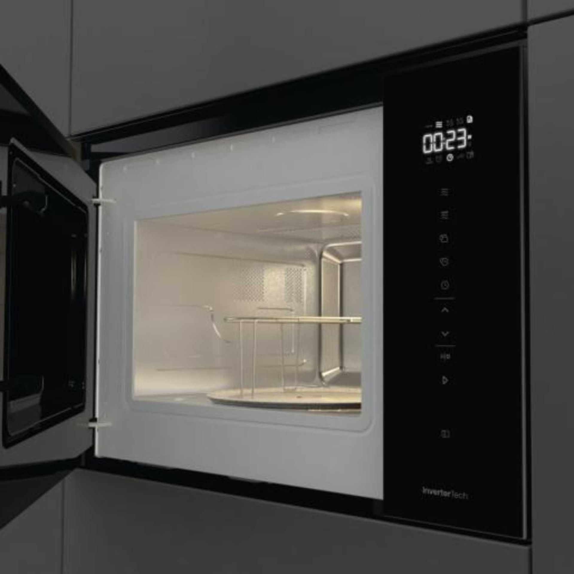 Hisense BIM325GI63DBGUK Built-In 25L Microwave Oven with Grill - Black ...