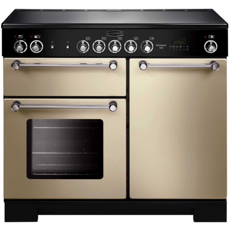 Rangemaster KCH100ECCRC Electric Range Cooker with 5 Ceramic Hobs ...