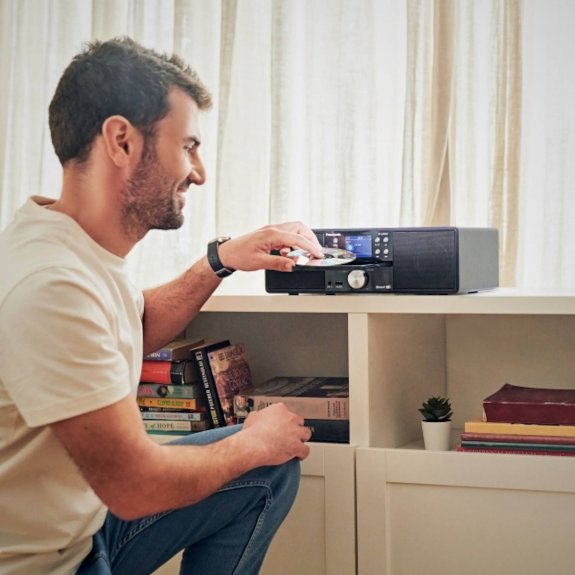 Panasonic SC-DM202EGK CD, DAB+ / FM Radio All-in-One Stereo System | Hughes